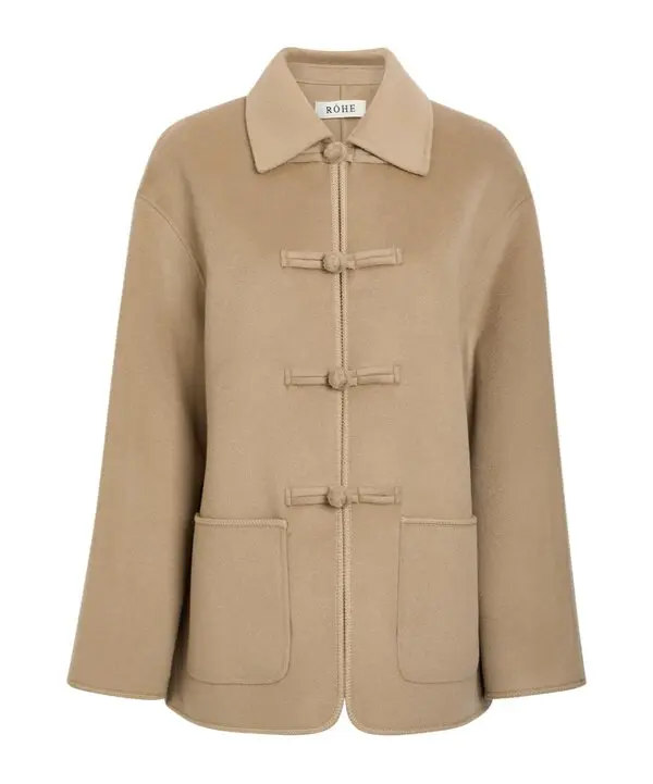 RÓHE Wool And Cashmere-blend Jacket - Nude