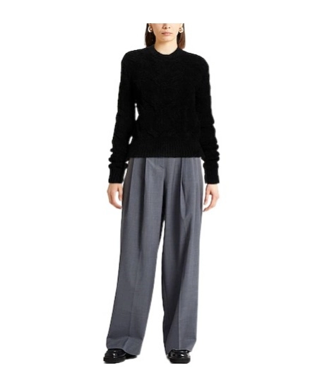 Sportmax Solid Long Sleeve Knit Top