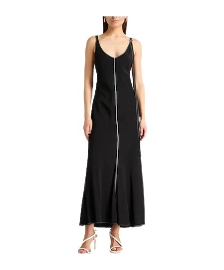 Sportmax Solid Sleeveless Dress