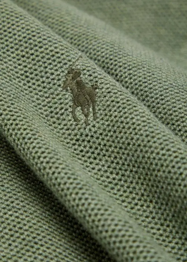 Polo Ralph Lauren Half-zip Waffle-knit Cotton Jumper