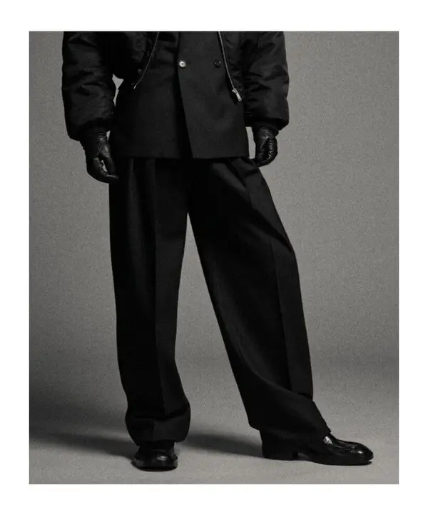 Saint Laurent Wool Casual Trousers