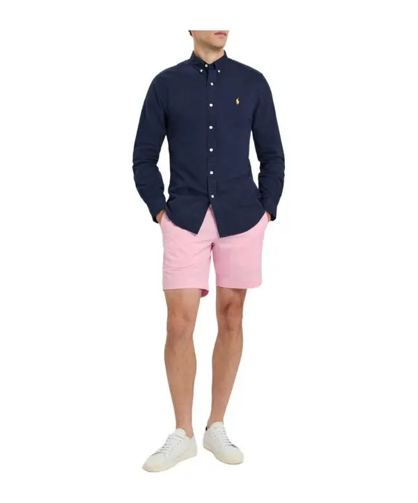 Polo Ralph Lauren Stretch Cotton Logo Embroidered Shorts
