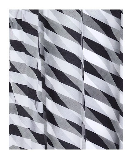 Sportmax Fitted Striped Tulle Dress