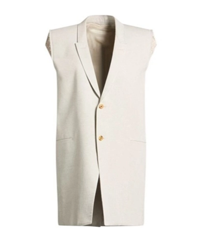Rick Owens Single-breasted Denim Blazer