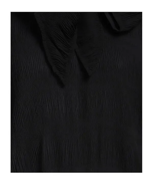 GANNI Bow Detail Chiffon Shirt
