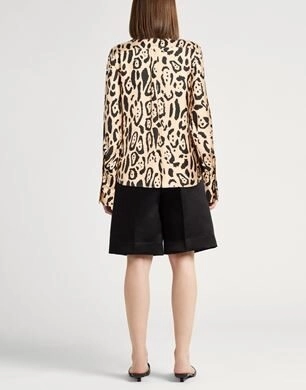 Sportmax Minimalist Fashion Leopard Print Shirt
