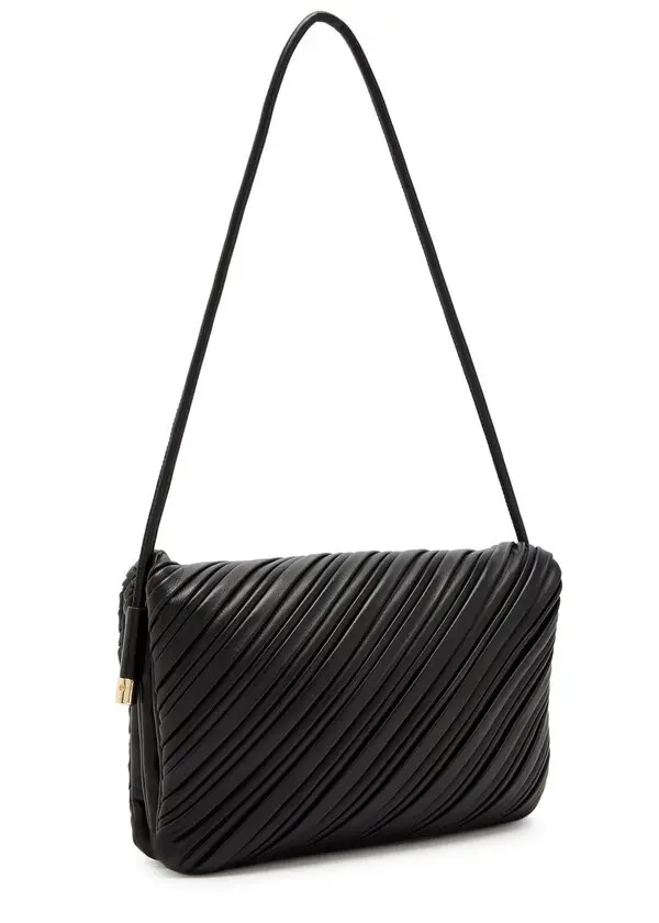 Victoria Beckham Dorian Textured Leather Shoulder Bag