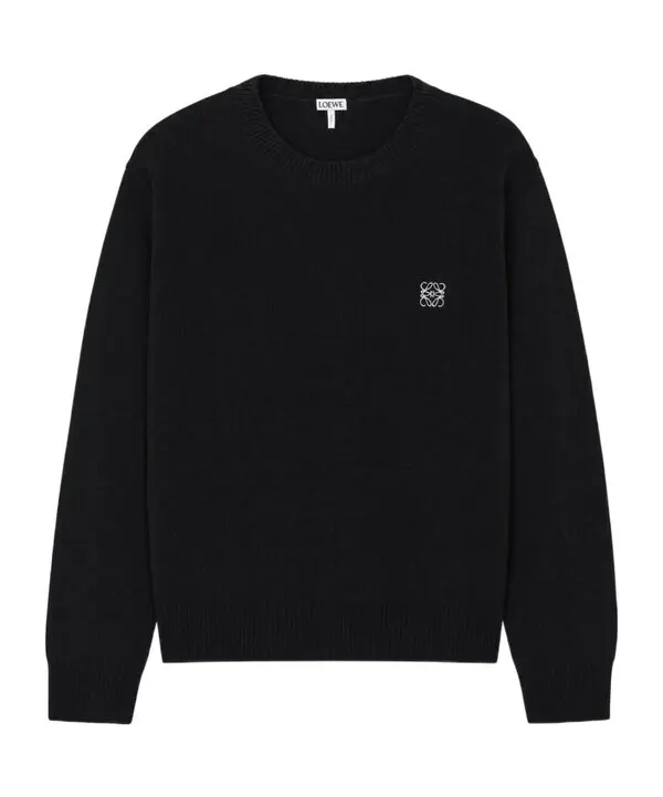 Loewe Anagram-embroidered Wool Jumper