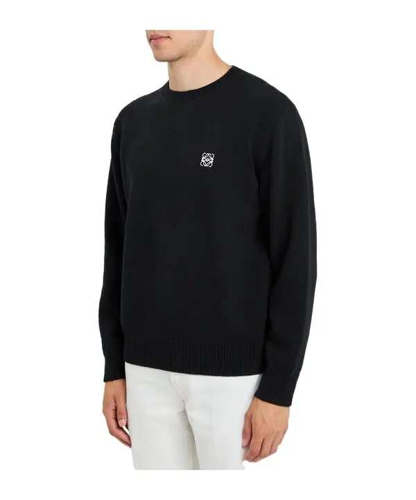 Loewe Anagram-embroidered Wool Jumper