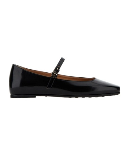 TOD'S Logo Plaque Ballerina Flats