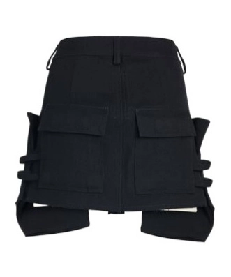 Rick Owens Simple Solid-color Asymmetric Dress