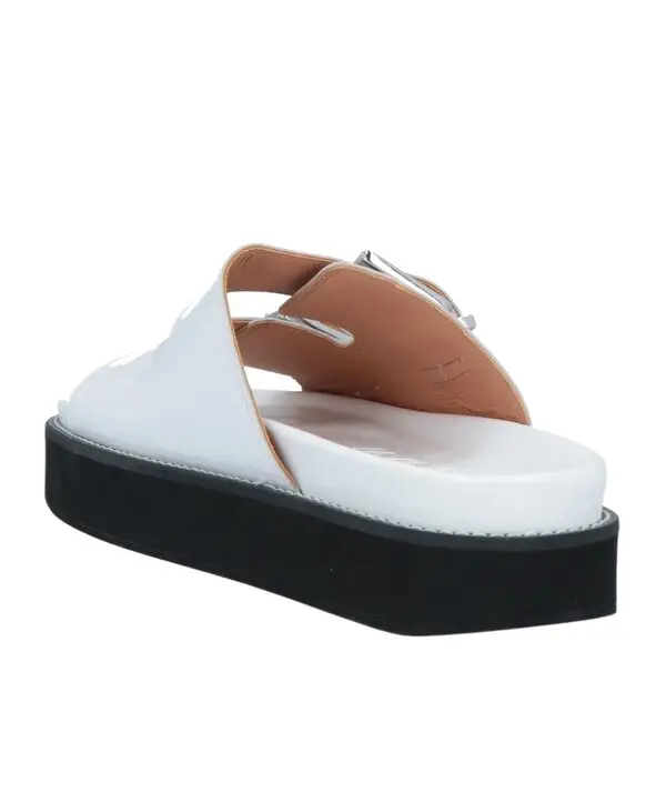 GANNI Simple One-strap Leather Sandals