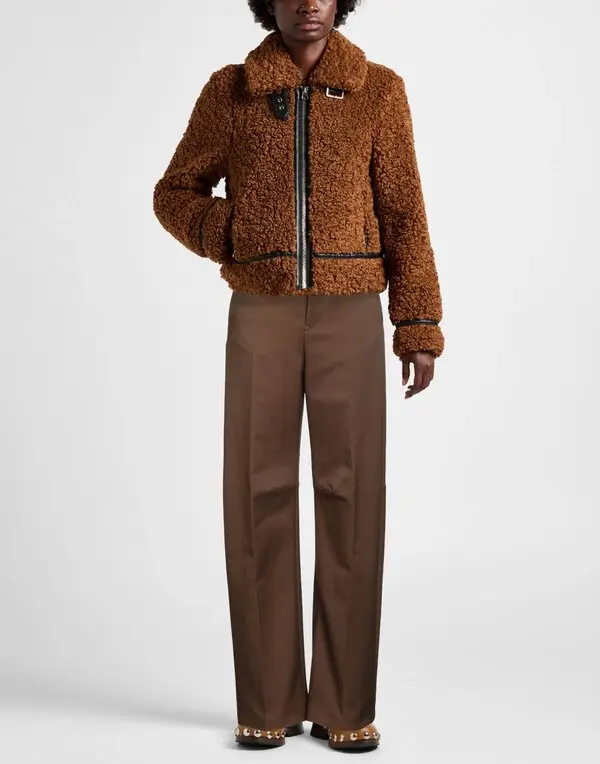 MAISON MARGIELA Solid Color Straight Suit Pants