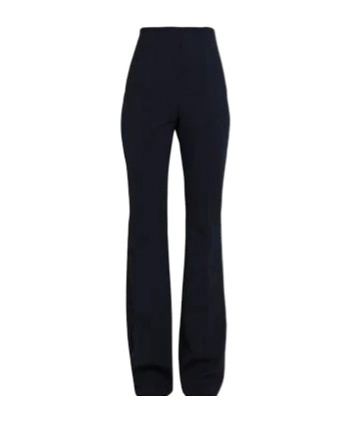 Sportmax High Waist Solid Flare Suit Pants