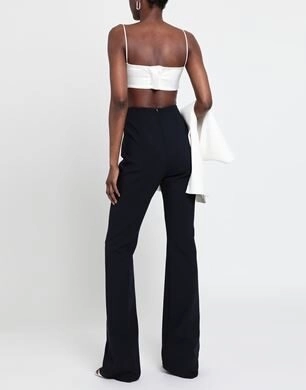 Sportmax High Waist Solid Flare Suit Pants