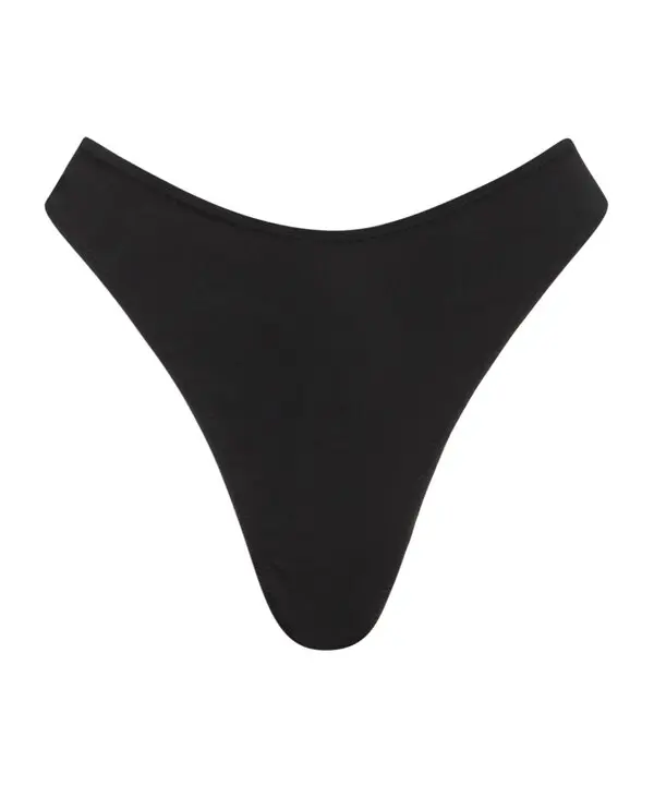 GANNI Embellished Bikini Bottom - Black
