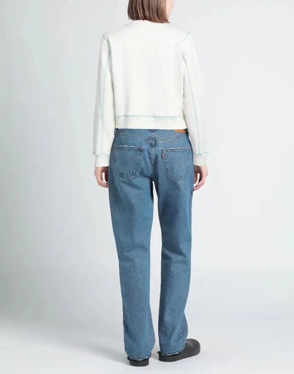 GANNI Fashionable Versatile Solid Color Sweatshirt