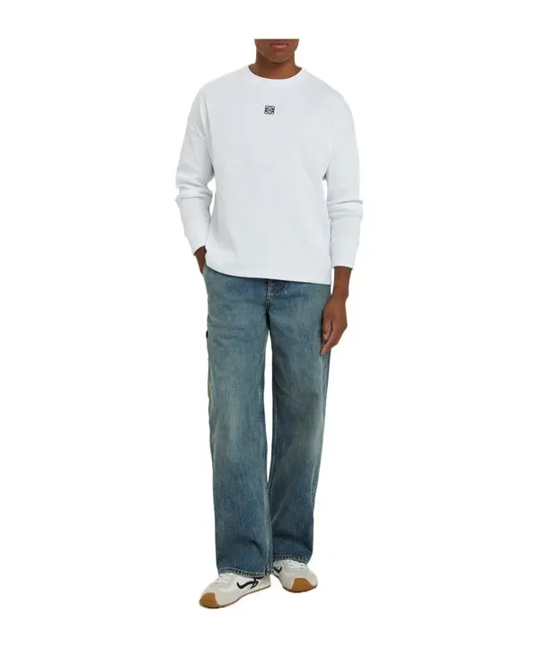 Loewe Panelled Straight-leg Jeans