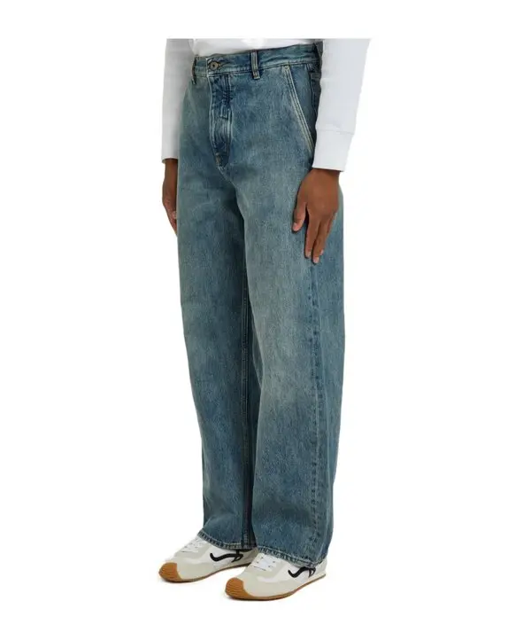 Loewe Panelled Straight-leg Jeans