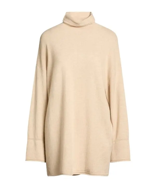 Max Mara Cashmere Turtleneck Knitwear - Nude
