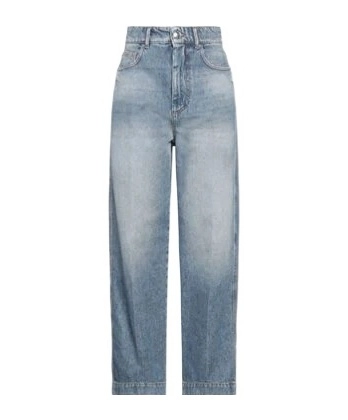 Sportmax Blue Denim Long Pants