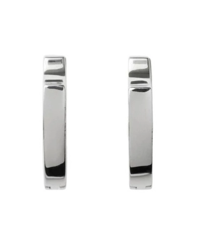 Burberry Shield Slim Hoop Earrings