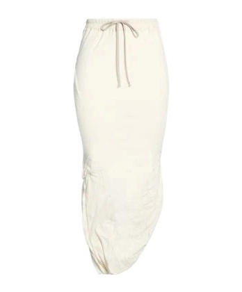 Rick Owens Asymmetric Design Midi Skirt