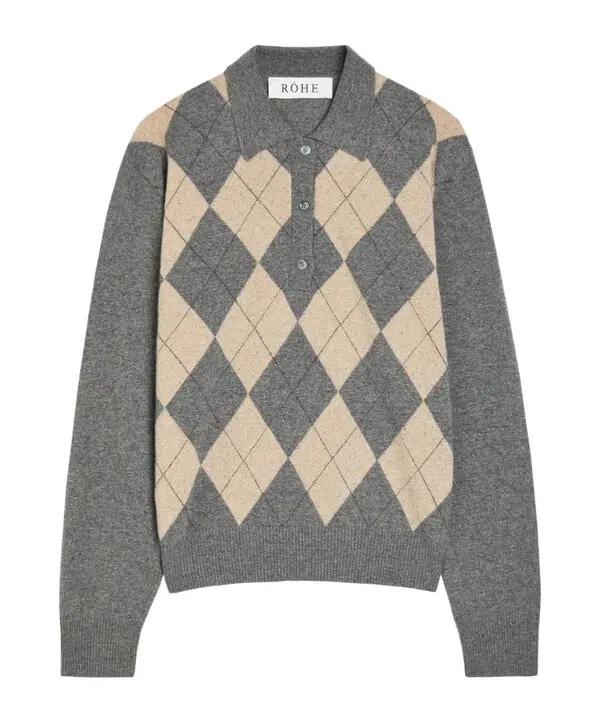 RÓHE Wool-blend Polo Jumper