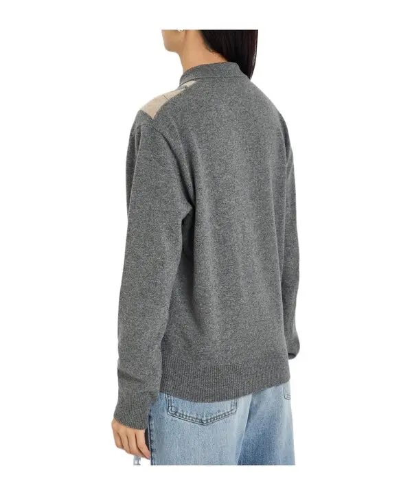 RÓHE Wool-blend Polo Jumper
