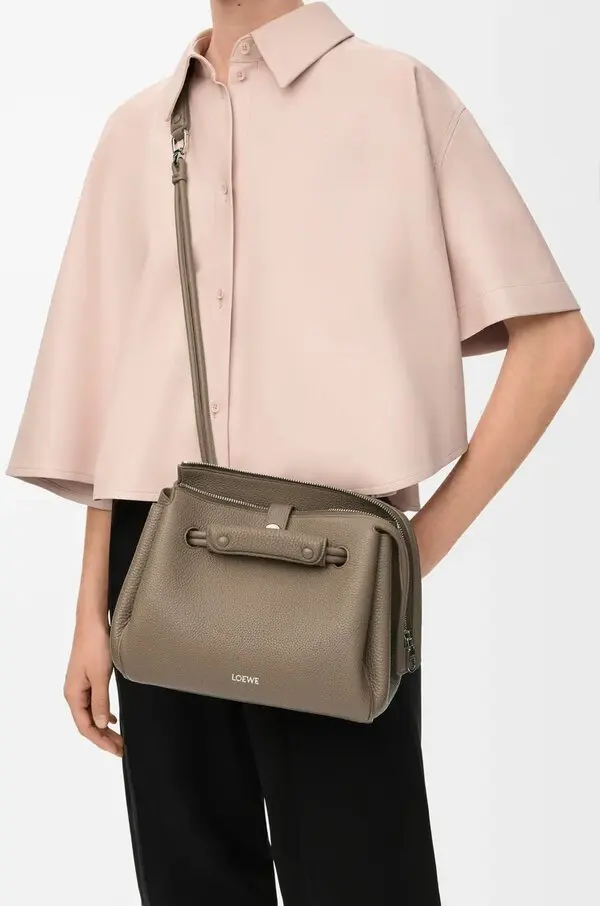 Loewe Small Madrid Bag In Supple Grained Calfskin