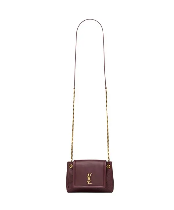Saint Laurent Mini Nolita Bag In Quilted Lambskin