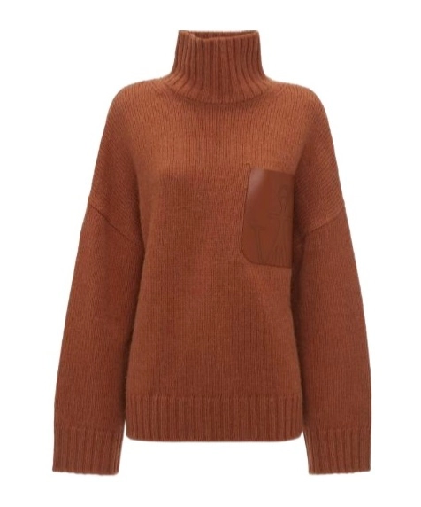 J.W.ANDERSON Jw Anderson Turtleneck Pocket Patch Knitted Jumper