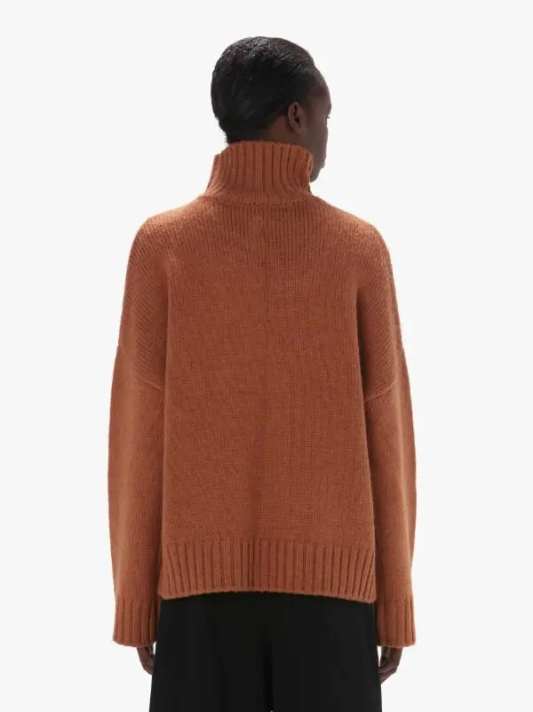 J.W.ANDERSON Jw Anderson Turtleneck Pocket Patch Knitted Jumper