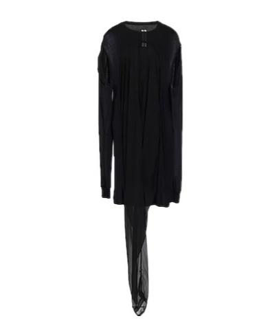 Rick Owens Solid Color Long Sleeve T-shirt Dress