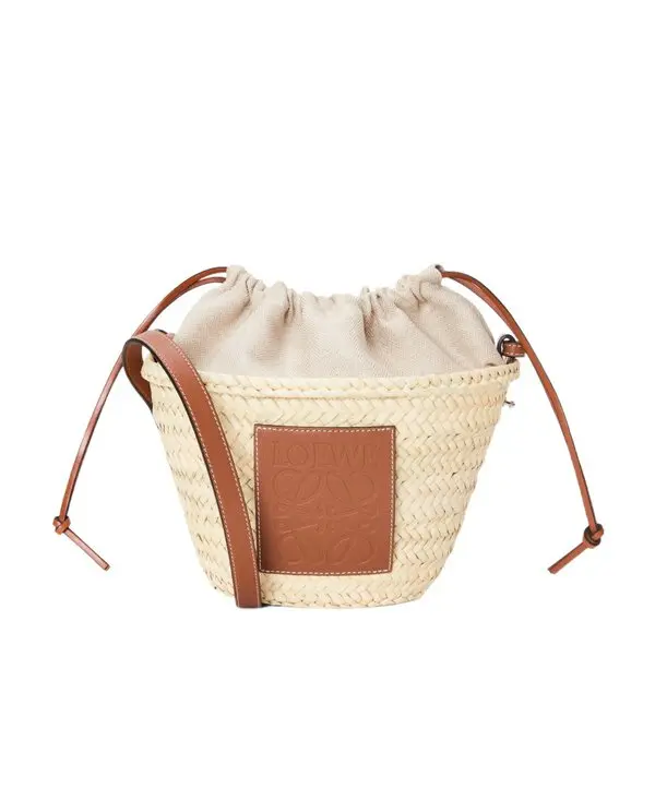 Loewe Anagram Patch Drawstring Bucket Bag