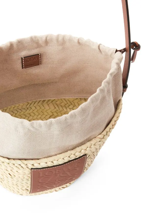 Loewe Anagram Patch Drawstring Bucket Bag