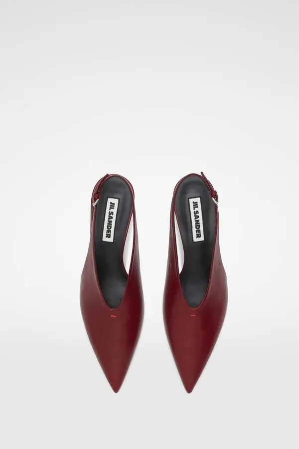 JIL SANDER Heeled Slingback Pumps