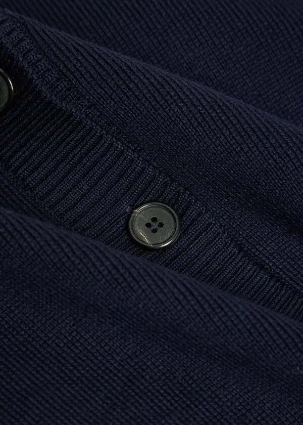 RÓHE Stretch-wool Cardigan With Padded Shoulders