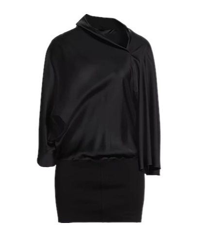 Rick Owens Solid Color Satin Top