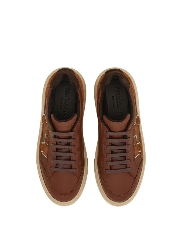 FERRAGAMO Gancini Low-top Sneakers