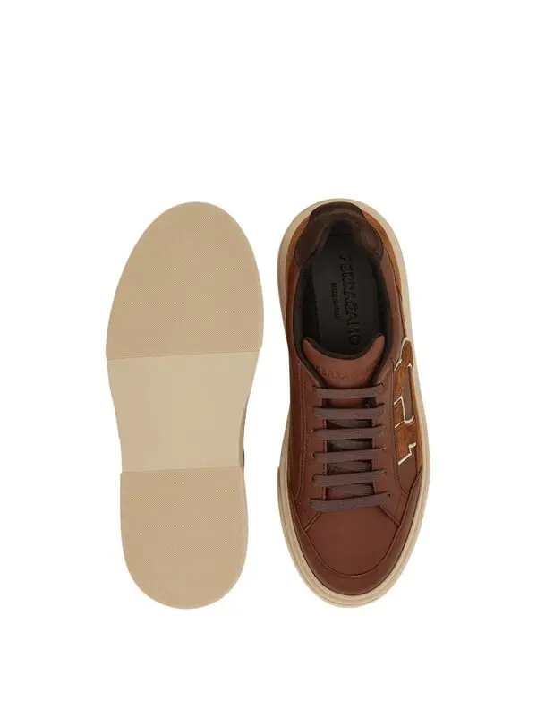 FERRAGAMO Gancini Low-top Sneakers