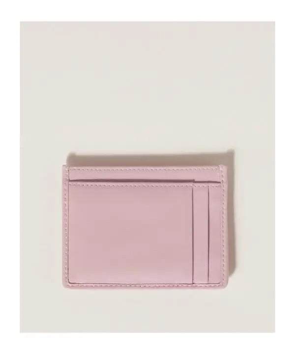 Miu Miu Matelassé Nappa Leather Card Holder