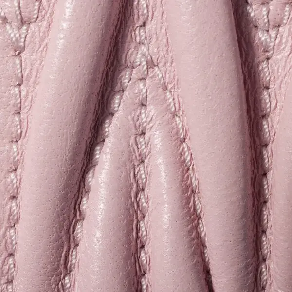 Miu Miu Matelassé Nappa Leather Card Holder