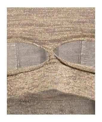 Rick Owens Strapless Metallic Knit Top