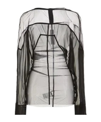 Rick Owens Solid Color Long-sleeved Top
