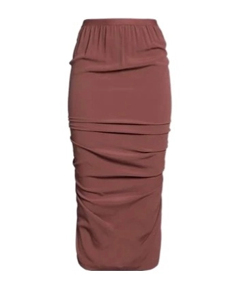 Rick Owens Gathered Pencil Skirt