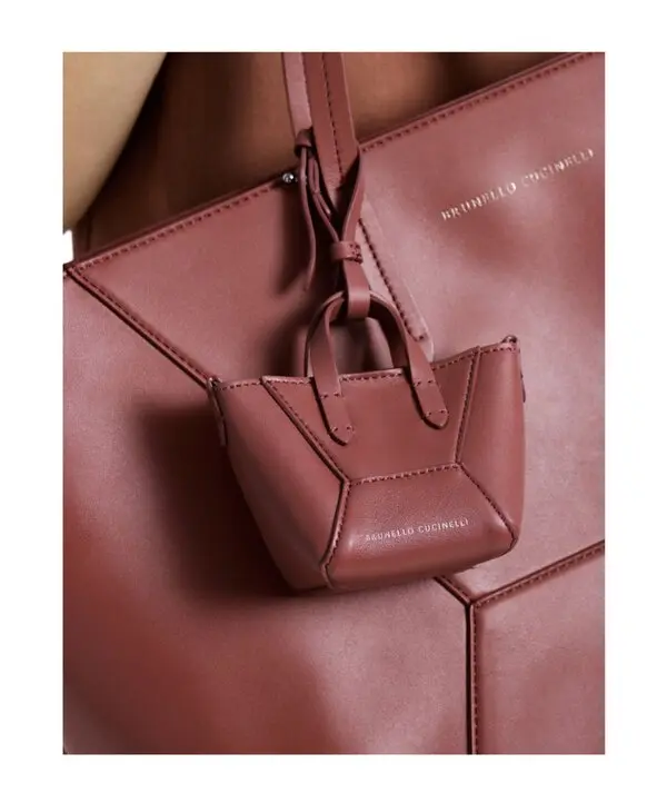 Brunello Cucinelli Precious Chain Duo Micro Bag