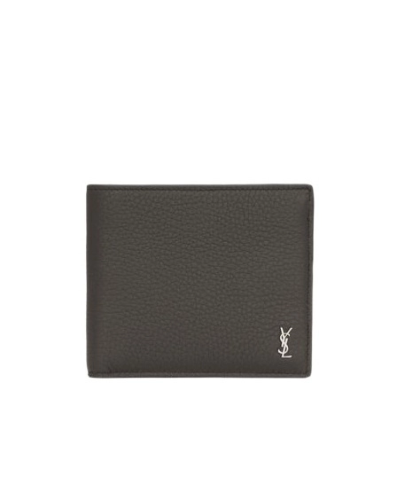 Saint Laurent Logo Wallet - Black
