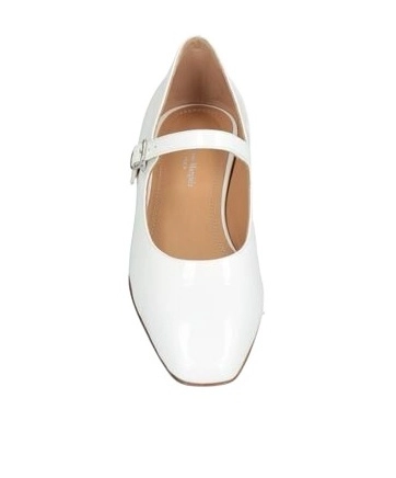 MAISON MARGIELA Plain Colour Ballet Flats - White