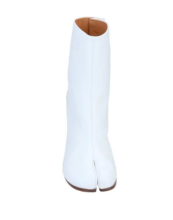 MAISON MARGIELA Solid-color Leather Ankle Boots